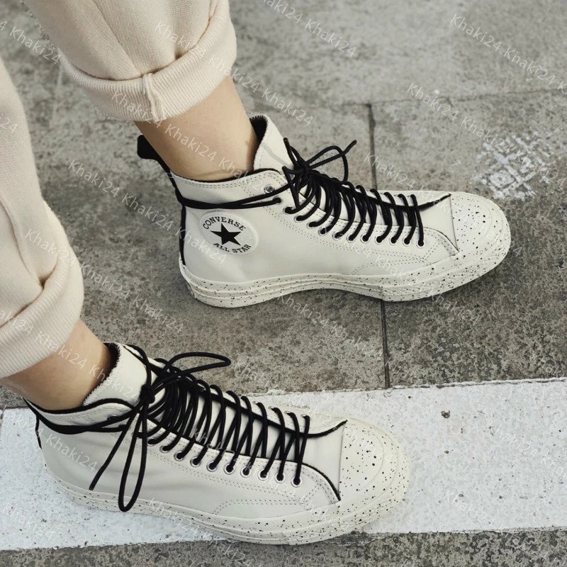 Khaki24 Converse Converse Chuck 1970S Oreo Black and White Splash Ink ...