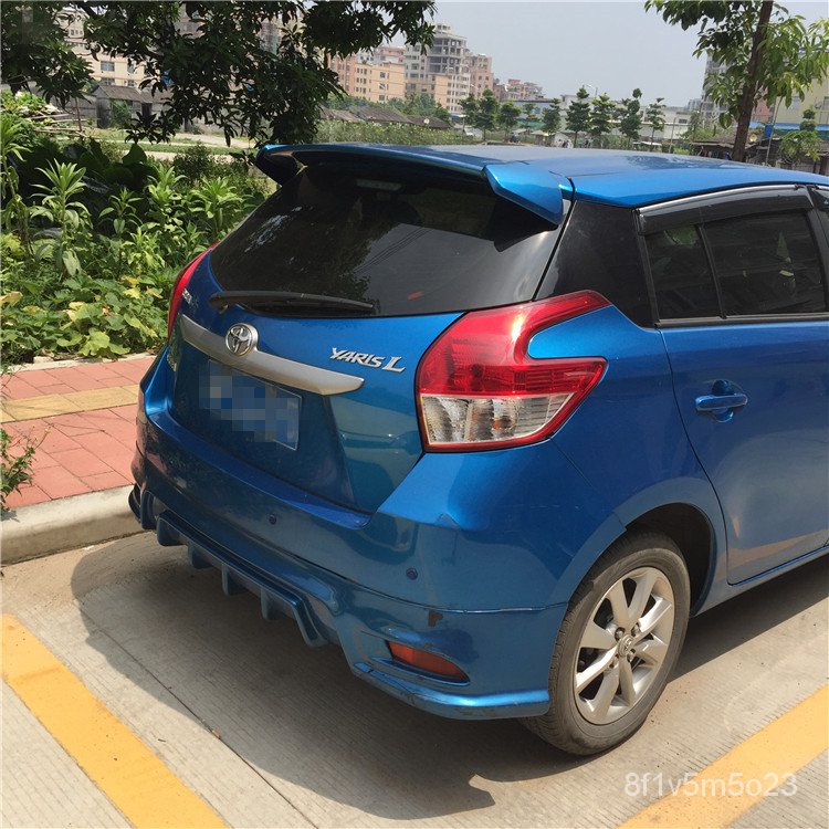 For Yaris Spoiler 2019-2020 Toyota VIOS TRD Spoiler CL-D ABS plastic ...