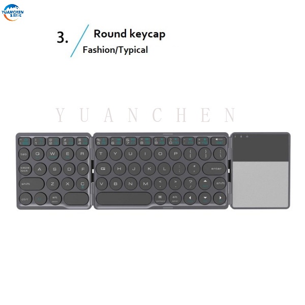 ℗Mini Three Folding Keyboard Mobile Phone Tablet Keyboard Bluetooth ...