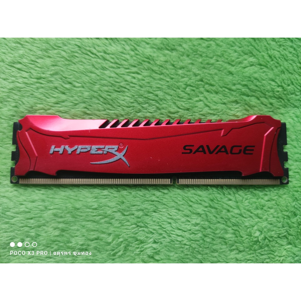 Ram Hyper X Fury Savage Genesis DDr3 1600 4x1Gb Black Red Blueแรมมือสอง ...