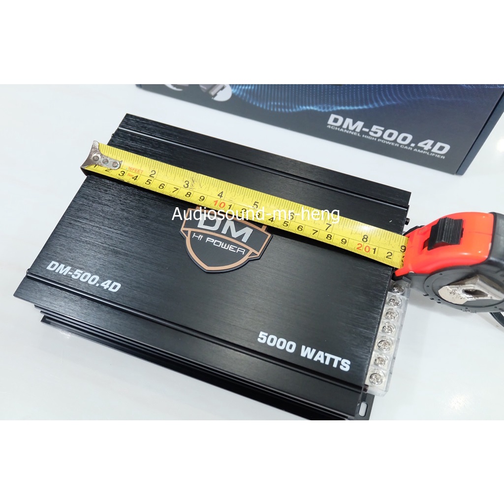 ขาย แอมคลาสดี 4CH DM 5000 W ขับกลางแหลม 16-24 ดอก - hengza002 - ThaiPick