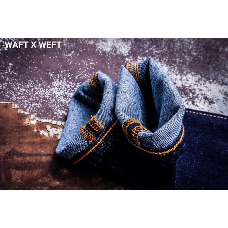 ลิขสิทธิ์แท้ WAFT X WEFT LIQUID INDIGO 12 oz. - sixoz_denim - ThaiPick