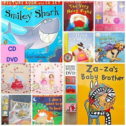 Picture books with CD/DVD หนังสือมือสอง นิทาน ปกอ่อน | Shopee Thailand