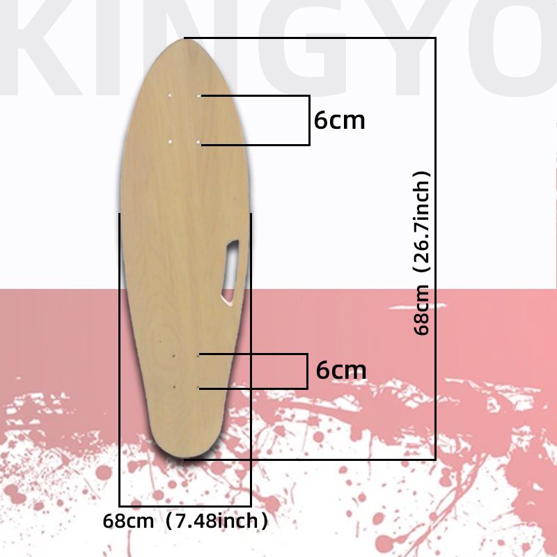 [พร้อมส่ง] Surfboard maple board surface 32.5 inch land surfboard ...