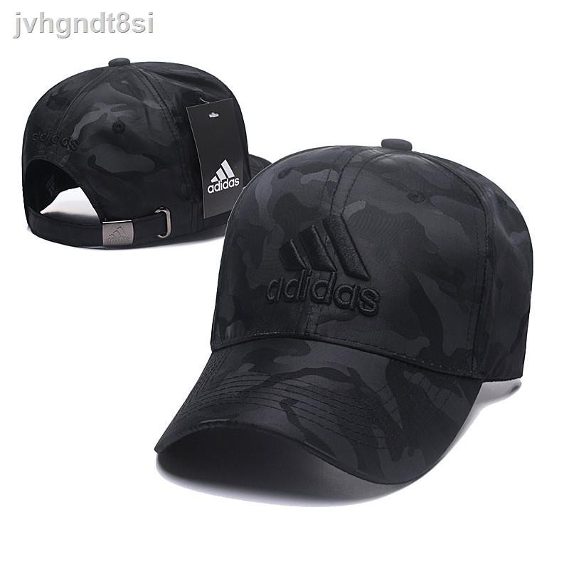 âŠ™â”‹â €Adidas Camouflage Black Hat Cap Hip Hop Hat Unisex Cap ...