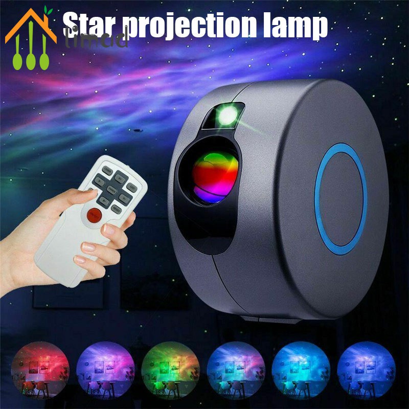 Rotating LED Projector Light Starry Sky Ocean Wave Star Galaxy Night ...