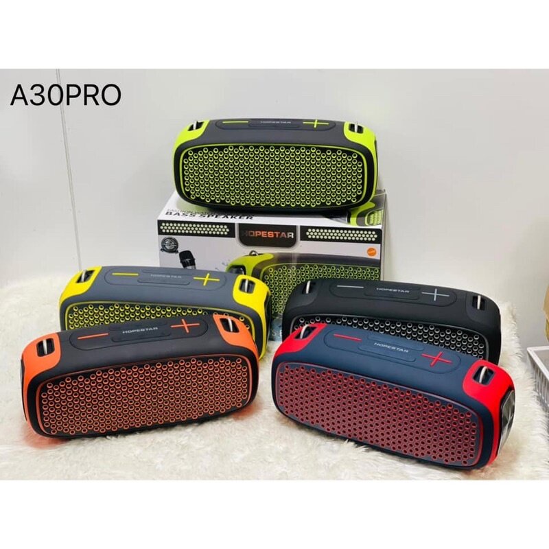 New ลำโพงบลูทู ธ Hopestar A20Pro A30PRO เสียงดีเบสแน่นดังกระหมของแท้ 100 (แถมไมโครโฟน wireless ...