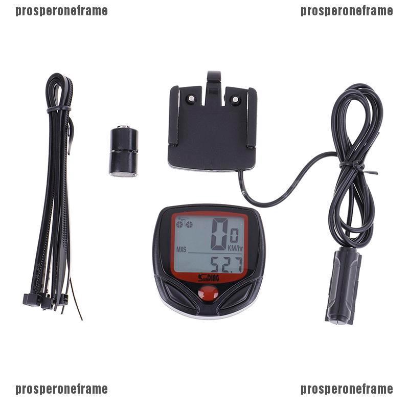 Bike Bicycle Cycling Odometer Speed Speedometer Waterproof Meter Mounta ...