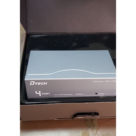 กล่องแยกจอ DTECH 1:4 VGA Spliter (DT-7252) | Shopee Thailand