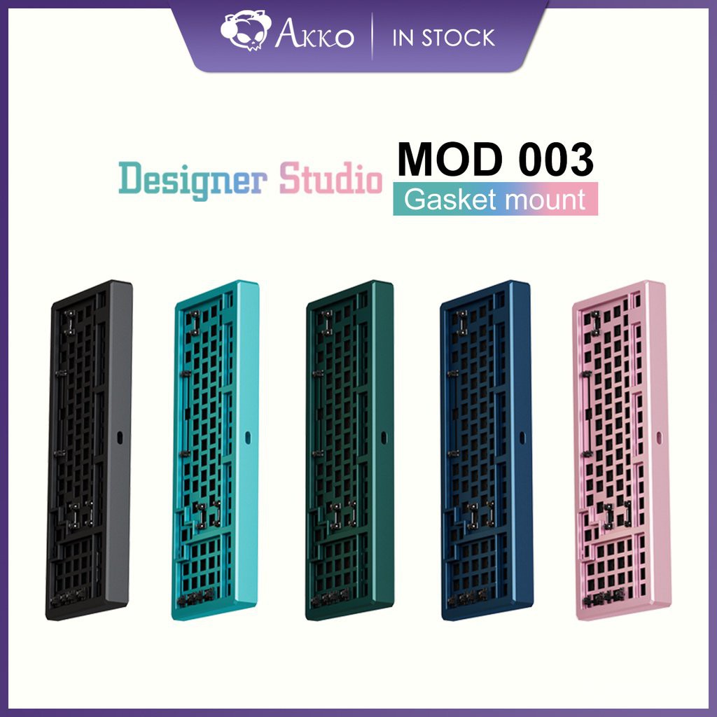 Akko MOD003 Mechanical Keyboard Kit, Form Factor Custom DIY Kit, Gasket ...