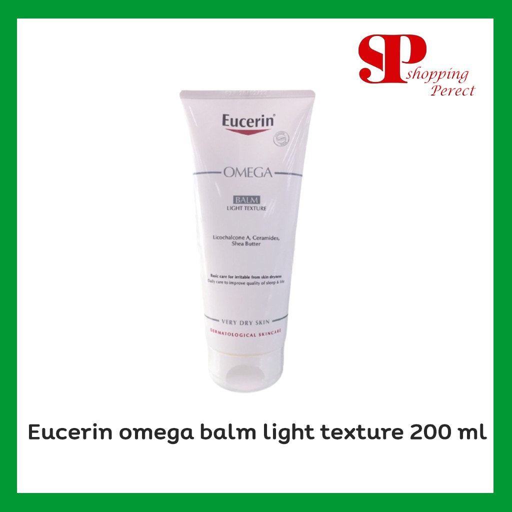 ใหม่ Eucerin omega balm light texture 200 ml ยูเซอรีนโอเมก้า บาล์ม ...
