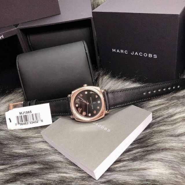 Marc Jacobs MJ1565 Ladies Mandy Black Original Watch - tappy_watch ...