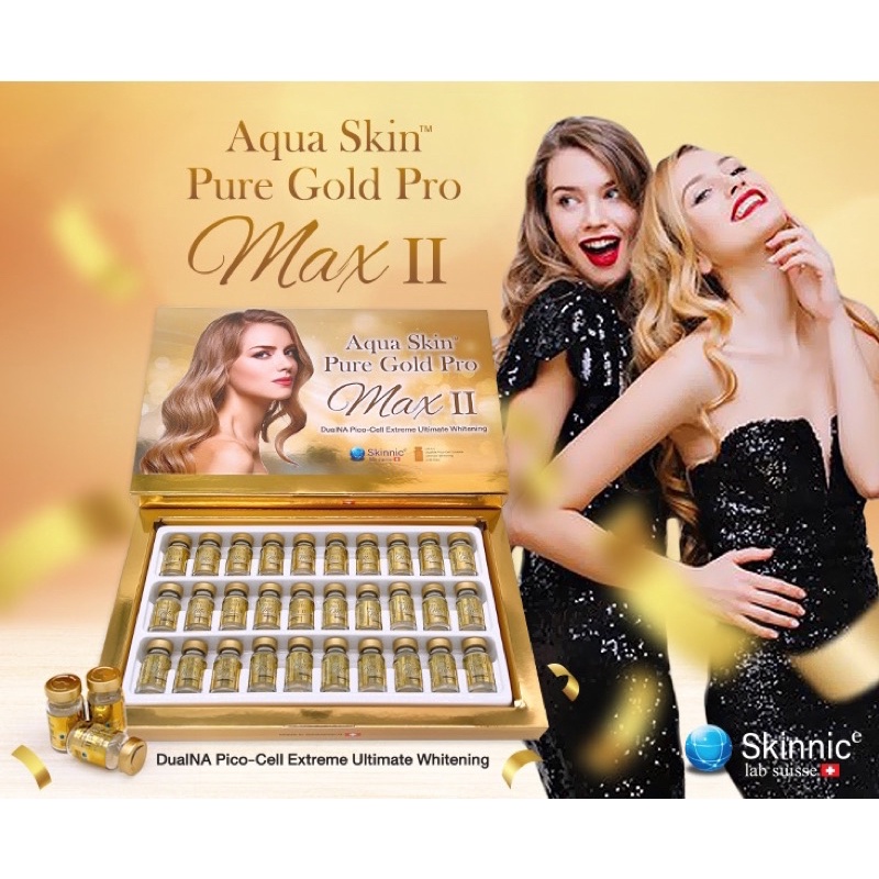 Aqua Skin Pure Gold Pro Max 1 กล่อง - skin_beautifol - ThaiPick