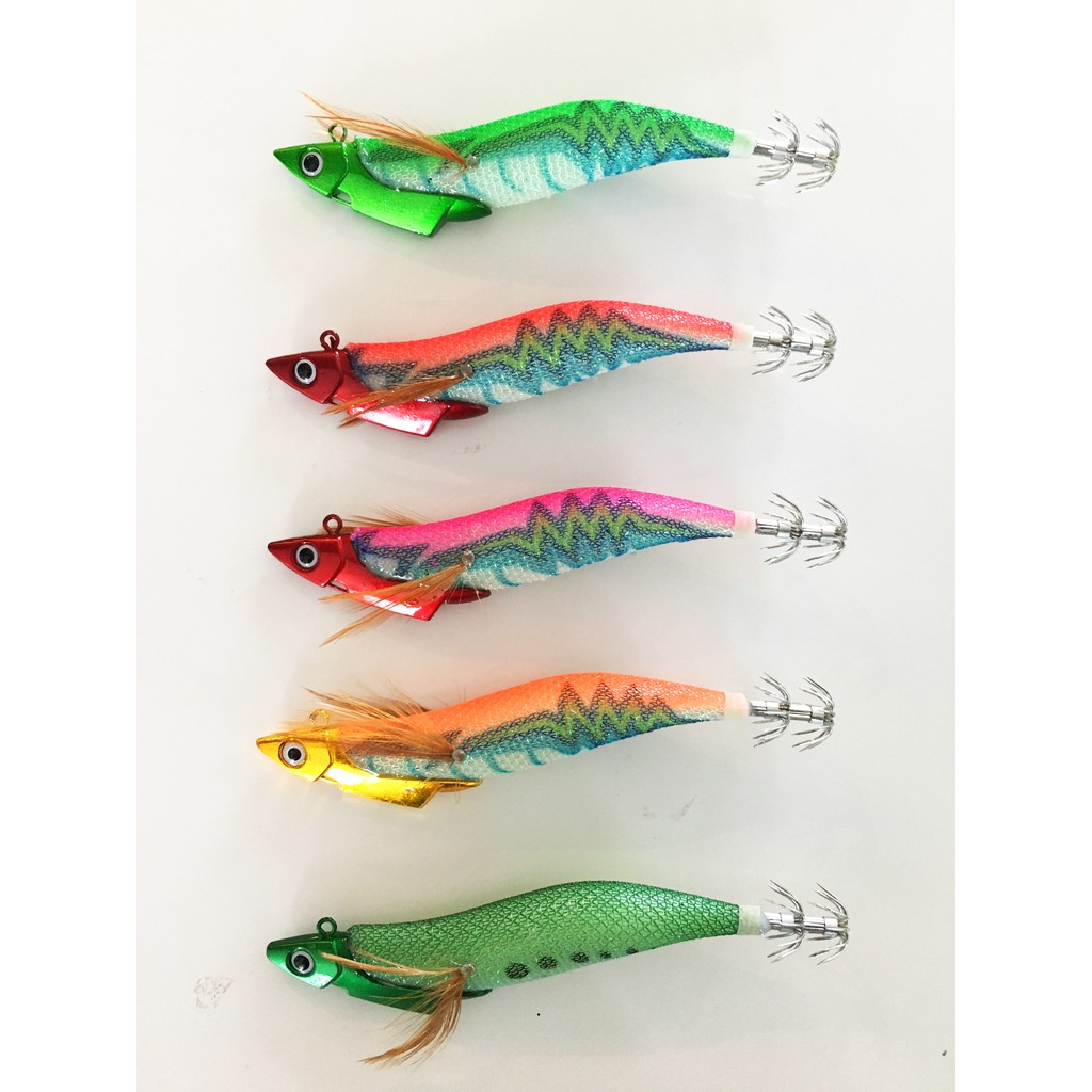 เหยื่อ ทิปรัน ตกหมึกน้ำลึก Tip Run Eging ตกหมึก 40 g มี5 สี เหยื่อ ทิป รัน โยกุ้ง โยตกหมึก จำนวน ...