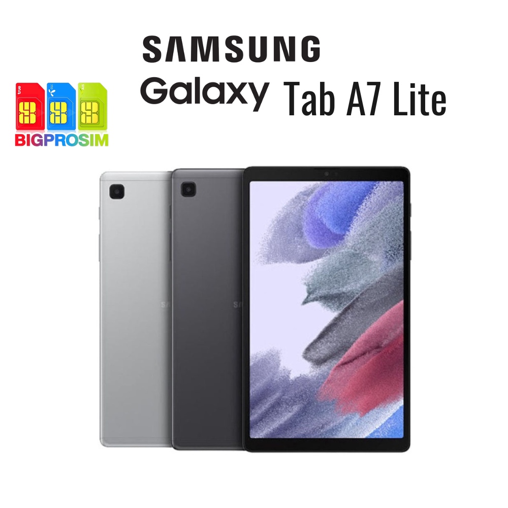 พร้อมส่ง Galaxy Tab A7 Lite LTE ใส่ซิม Ram 332 (ประกันศูนย์ 1 ปี) ออกใบกำกับภาษีได้ - bigprosim ...