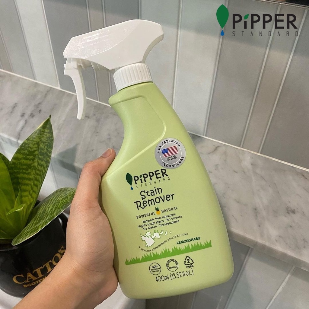 PiPPER STANDARD ผลิตภัณฑ์ขจัดคราบก่อนซัก กลิ่นเลมอนกราส แบบแกลอน 4.0 ...