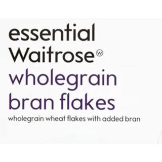 Essential Waitrose Wholegrain Bran Flakes 750g.เวทโทรสเอสเซนเชียลแบรนเฟ ...