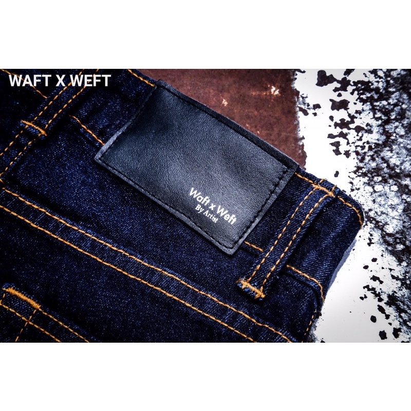 ลิขสิทธิ์แท้ WAFT X WEFT LIQUID INDIGO 12 oz. - sixoz_denim - ThaiPick