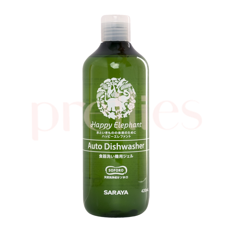 SARAYA Happy Elephant Dishwasher Detergent Gel 420ml | Shopee Thailand