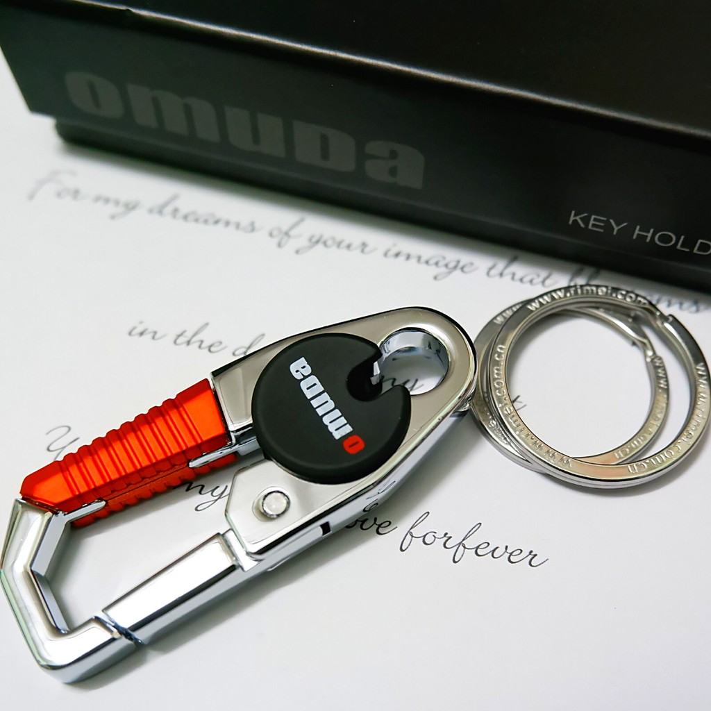 พวงกุญแจ(พร้อมห่วง2ชิ้น) OMUDA 3747 สำหรับ กุญแจบ้าน กุญแจรถยนต์ กุญแจมอเตอร์ไซค์ งานแข็งแรงทน ...