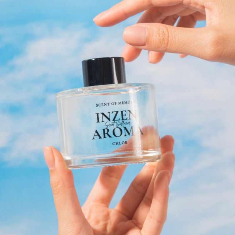 ขวดใหญ่ 135 ml.ก้านไม้หอมปรับอากาศ inzen กลิ่นเค้าเตอร์แบรนด์ หอมหรู ...