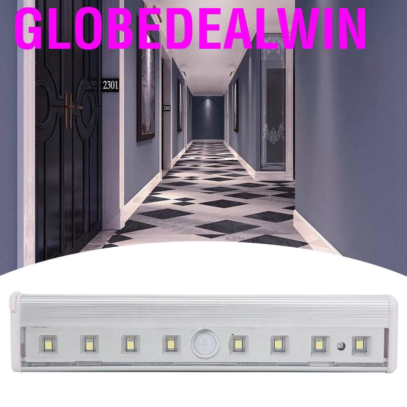 Globedealwin 8LED Portable Motion Sensor Night Light Automatic ...