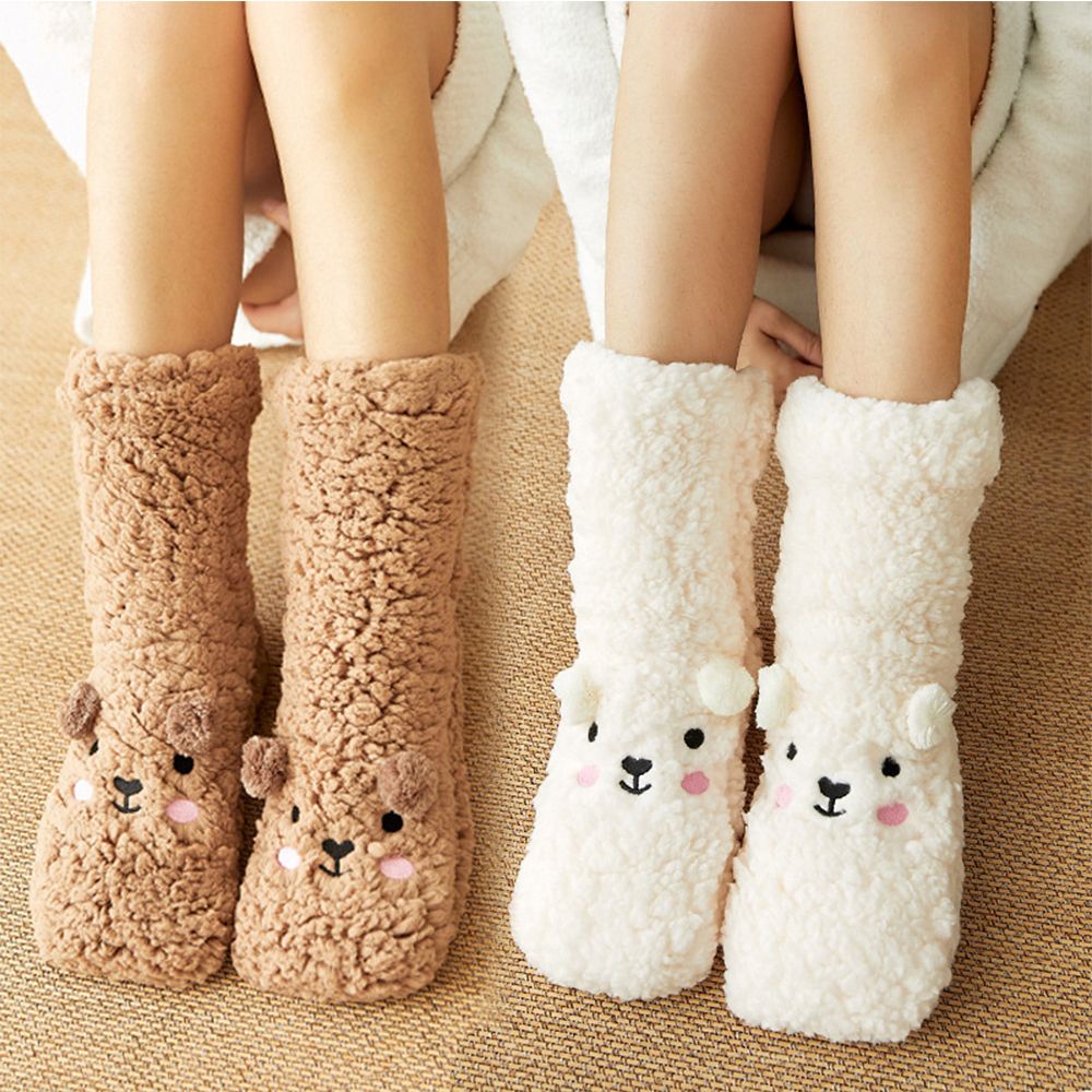 LAYOR???? Cute Non-slip Bedroom Floor Sleep Socks Sock Slippers Women ...