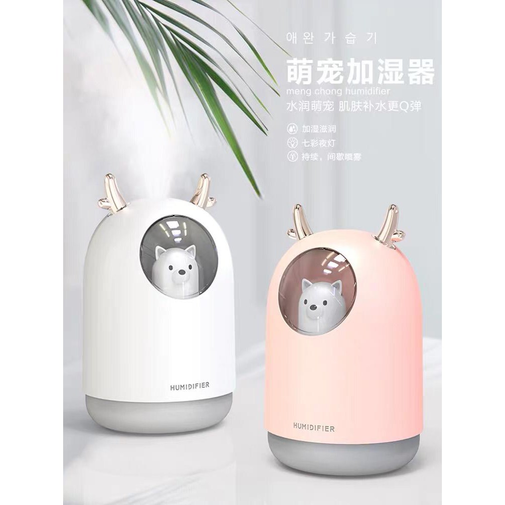 Wenbo Deer Cute Pet Air Humidifier Mini USB Air Purifiers Ultrasonic ...