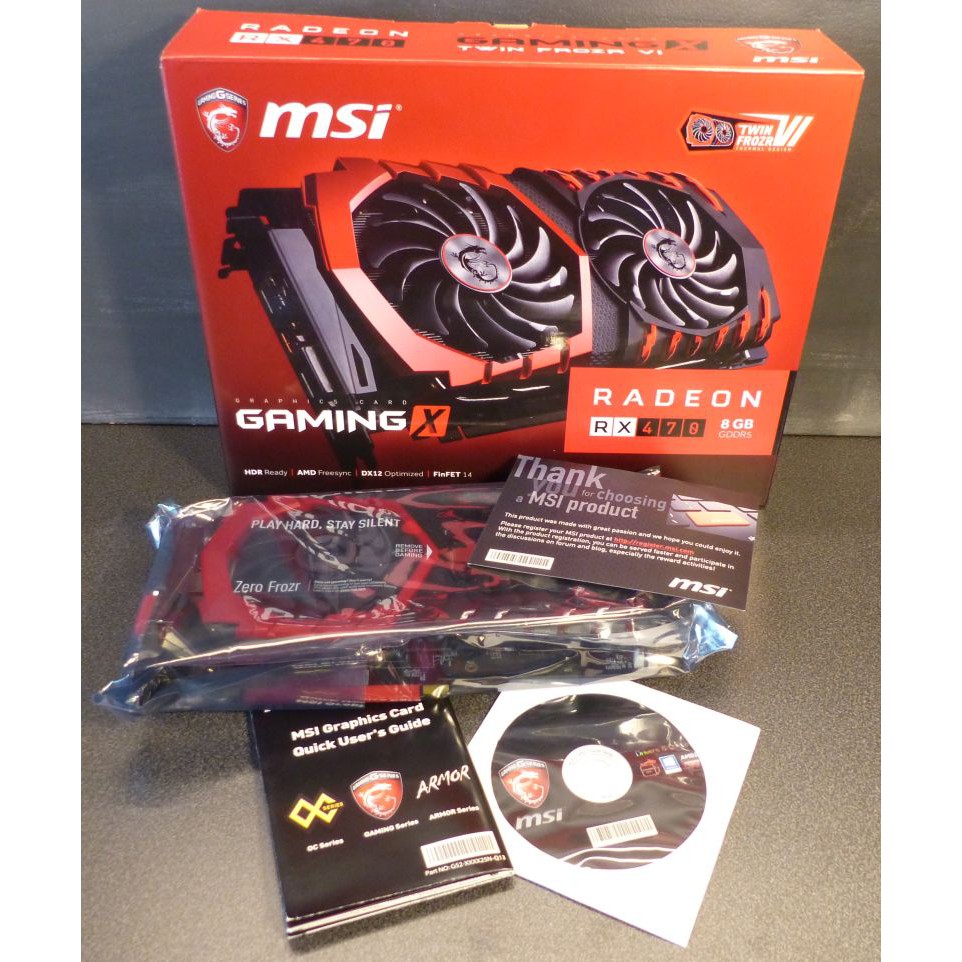 MSI RX470 GAMING X 8G - tohandshop - ThaiPick