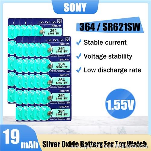 al 1.55v Sony 364 Sr621sw Silver Oxide Battery For Toys Watch ...