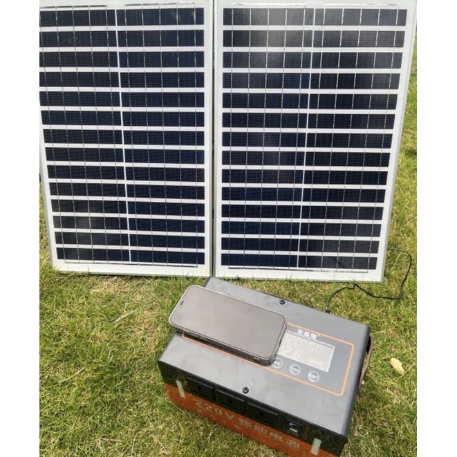 Power box camping กล่องสำรองไฟ แคมป์ปิ้ง 450W200000mAh ชาร์จมือถือแบบ ...