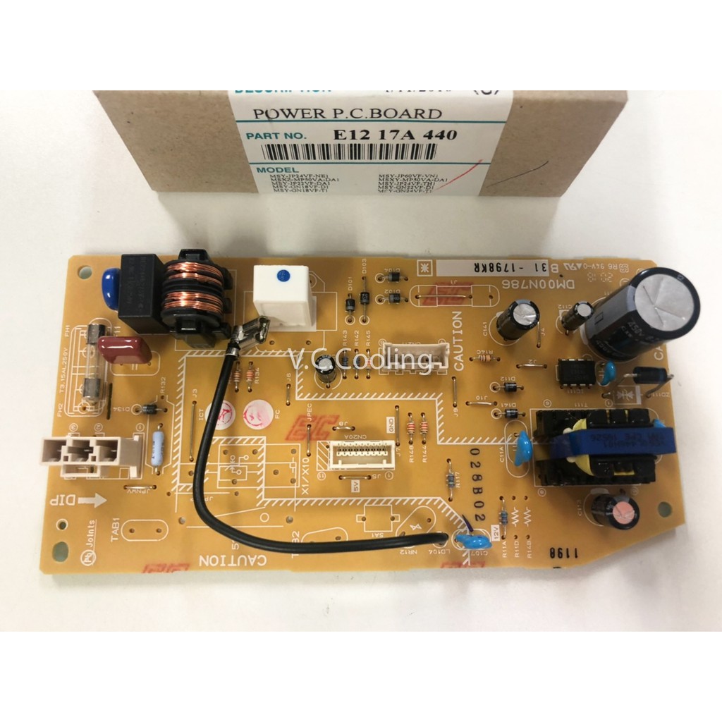 Mitsubishi Electric แผงคอนโทรลคอยล์เย็น รุ่น MSY-GN18VF-T1, MSY-GN24VF-T1, MSY-JP24VF-TH1 Part ...