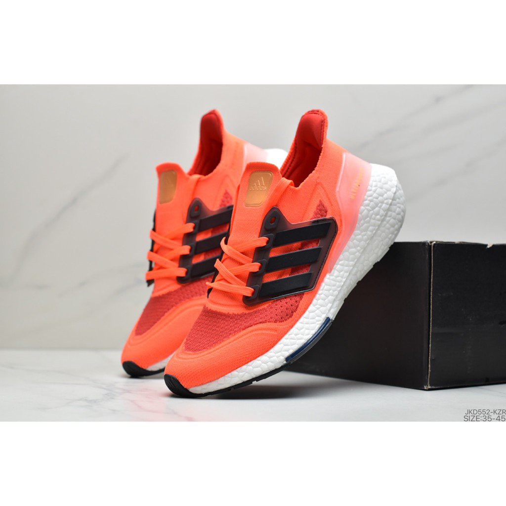 Adidas Ultra Boost 2021 รุ่น UB2021 ของรองเท้าจ็อกกิ้งกีฬาลำลองแบบถัก ...