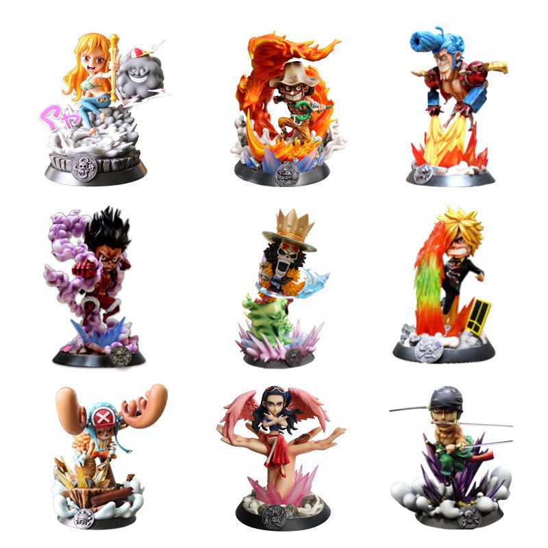 ฟิกเกอร์ Anime One Piece GK Gear fourth Luffy Zoro Nami Sanji Robin ...