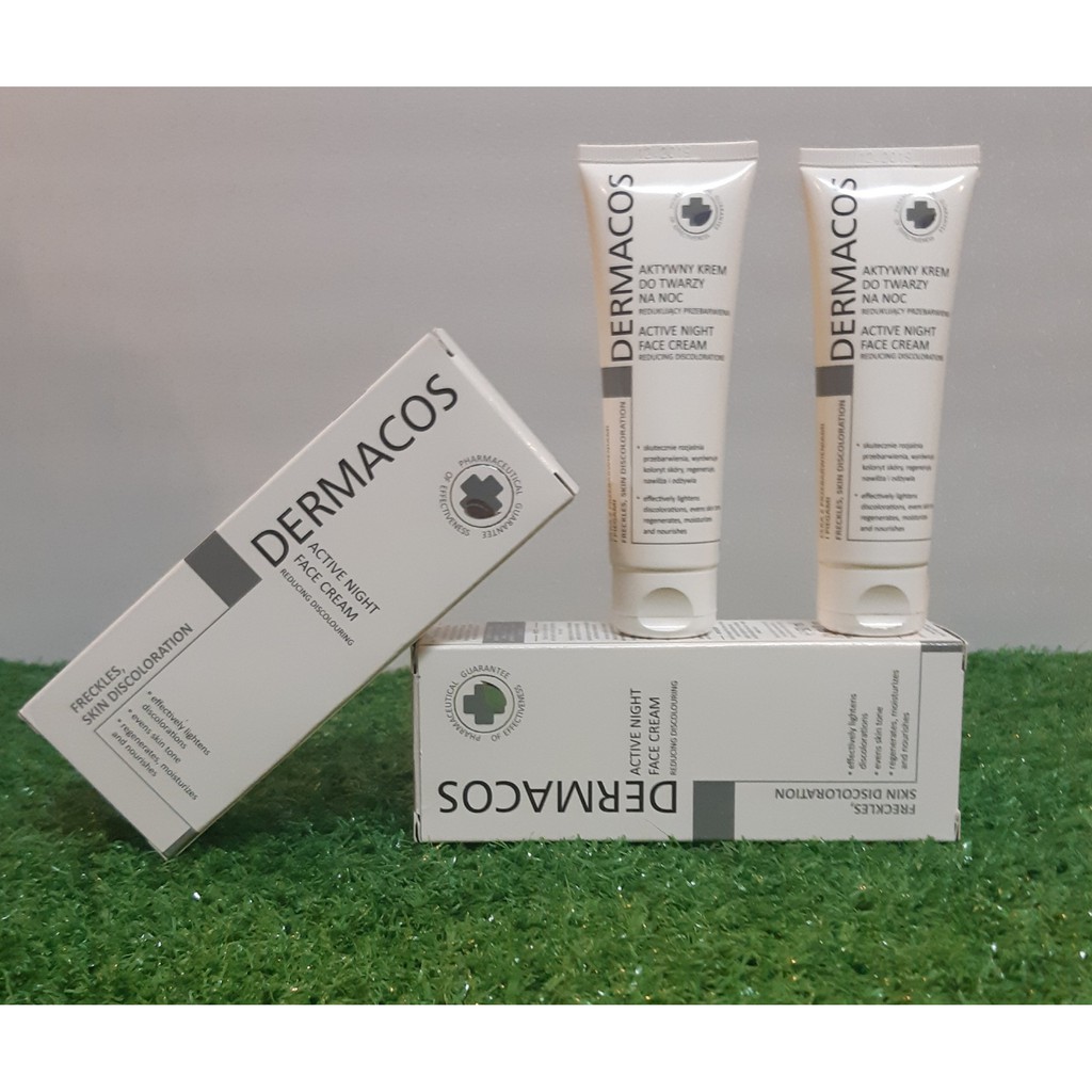 Dermacos Night Face Cream 2pcs | Shopee Thailand