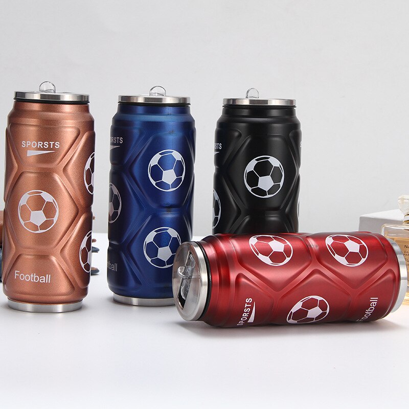 Please COD Stainless Tumbler 500Ml Thermos Vacuum Flasks Football ...