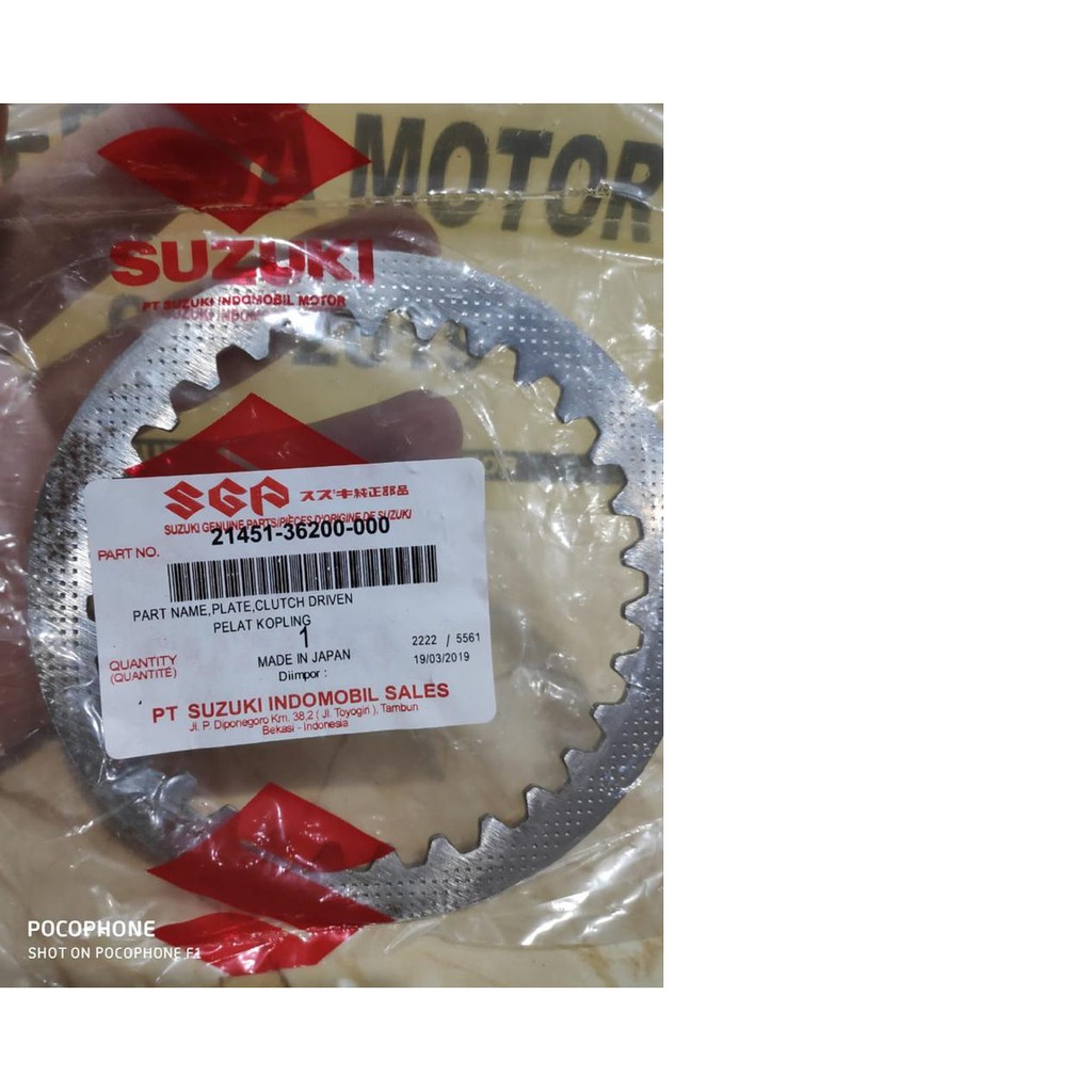 คลัทช์เหล็ก Rgr Pnp Satria Fu 150 Gsx R 150 Ori Suzuki 21451-36200 ...