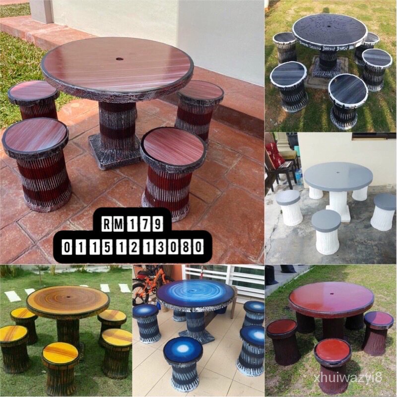 SET MEJA BATU BULATBUNGA MURAH yHs1 - xhuiwazyi8 - ThaiPick