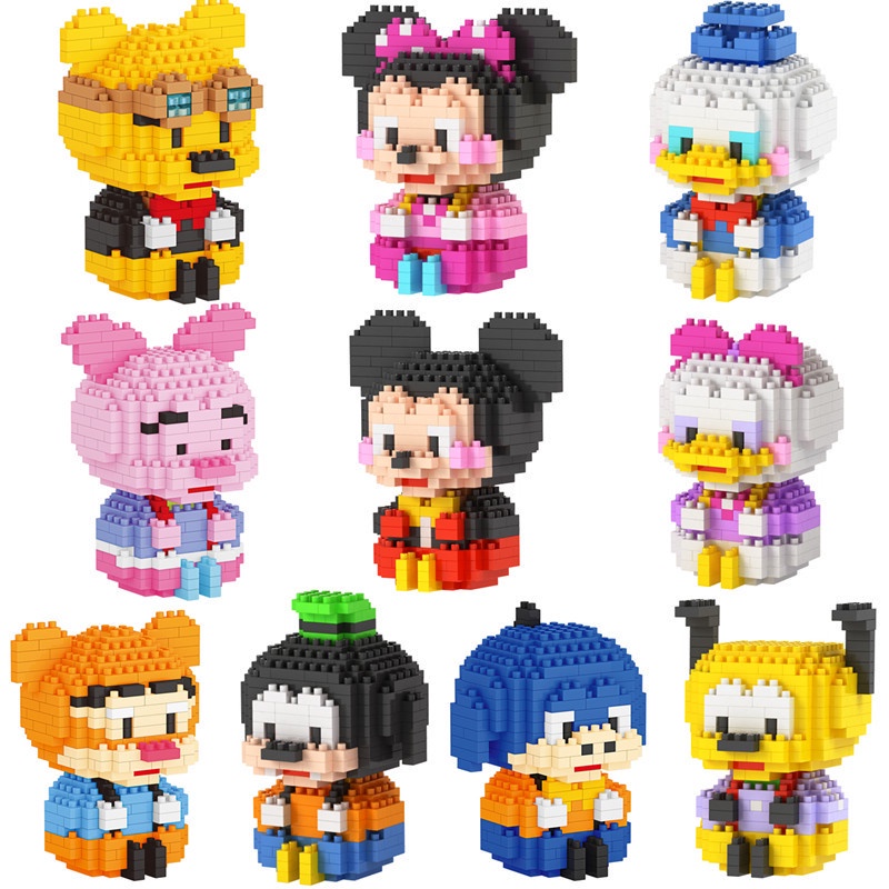 CHAMAA เลโก้นาโน นาโนบล็อก Size M ดิสนีย์ มิกกี้ มินนี่ วินนี่เดอะพูห์ ...