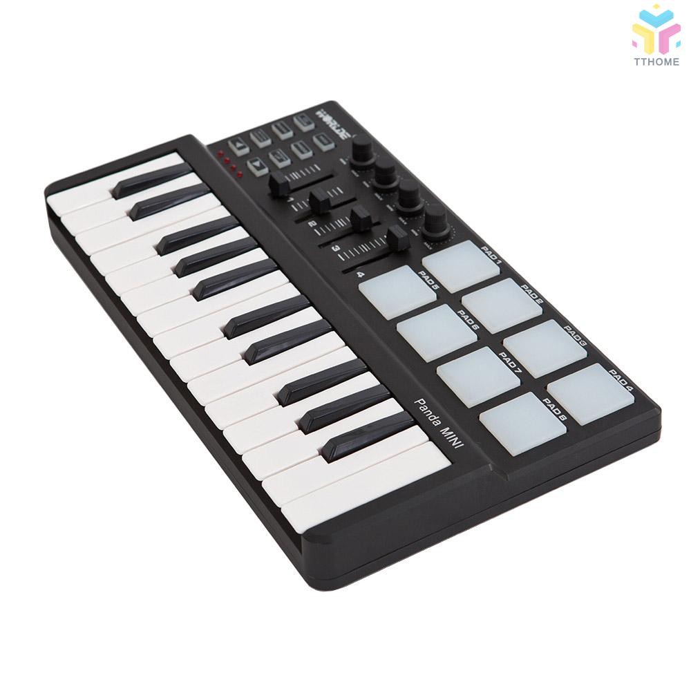 T T คีย์บอร์ดและกลอง Worlde Panda Mini 25-คีย์ USB - 2tz1hzft9u - ThaiPick