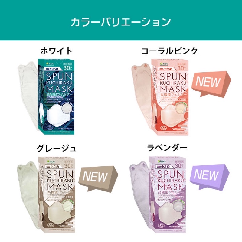 Isdg kuchi raku mask 30ชิ้น หน้ากากอนามัยญี่ปุ่น KUCHI RAKU MASK รุ่นเหมาะกับใบหน้าผู้หญิง ...