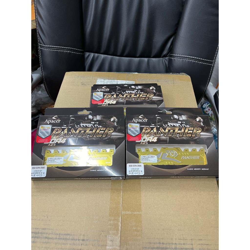 แรม Apacer RAM DDR4(2666) 8GB Panther-Golden ของใหม่ประกัน Lifetime ...