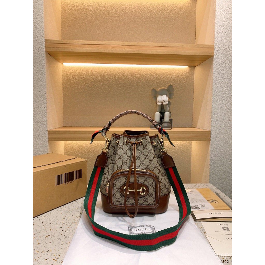 Kuqi Anniversary Bucket Bag Shipped New Gucci Bucket Bag Western Style ...
