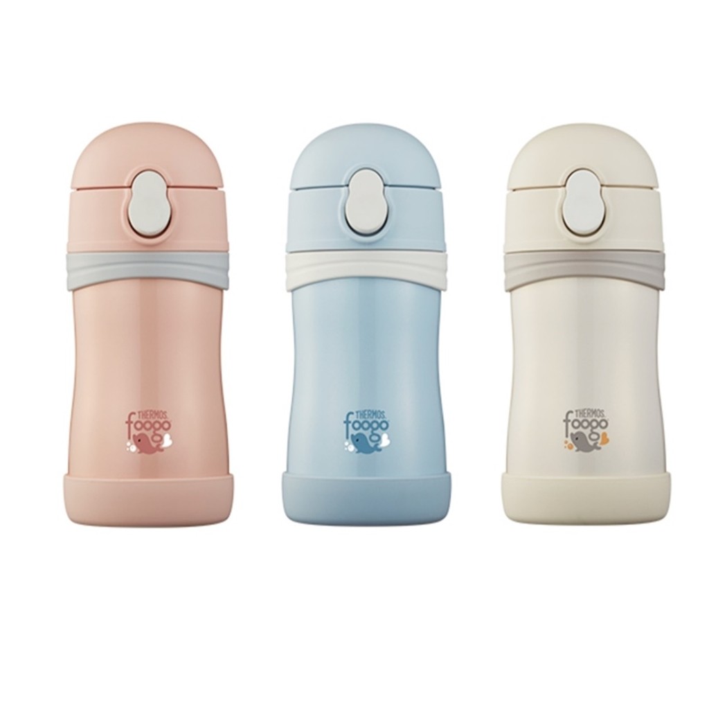 Thermos Foogo Premium Straw Stainless Bottle 280ml for Baby and Kids ...