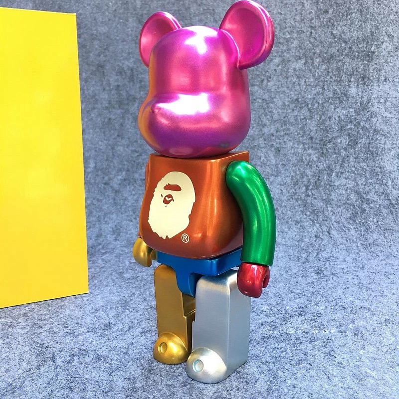 28cm Bape The 25th Anniversary X Bearbrick Fashion Action Figure ...