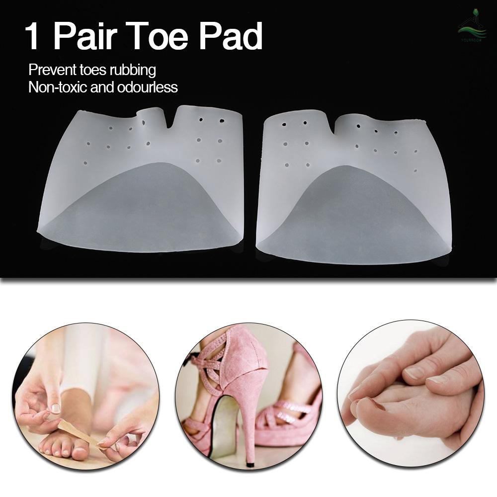 1 Pair Toe Pads Forefoot Cushions Toe Protector Foot Protection Open ...