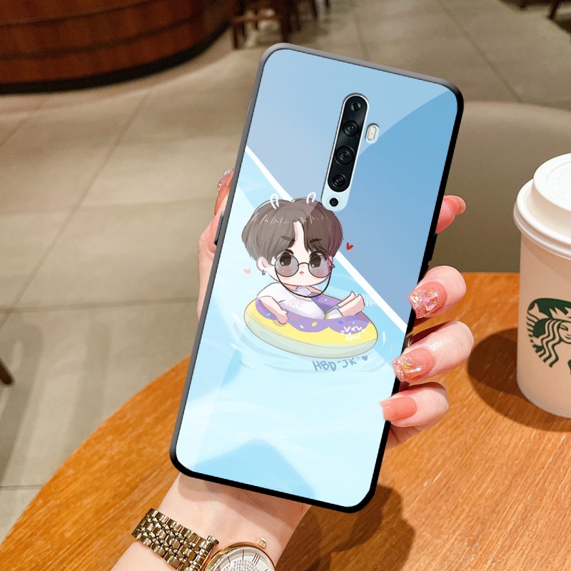 Realme5i ฝาครอบป้องกัน OPPO RENO2f เคสมือถือ oppo A3S case A15 เคส ...