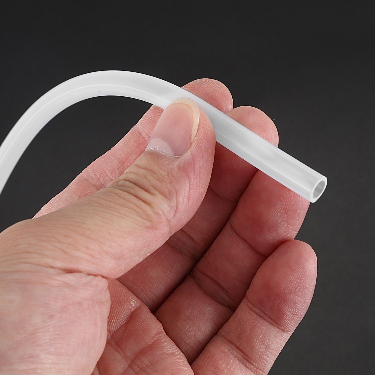5mm ID x 7mm OD Food Grade Flexible Hose Silicone Tubing Tube 1M 3.3ft ...