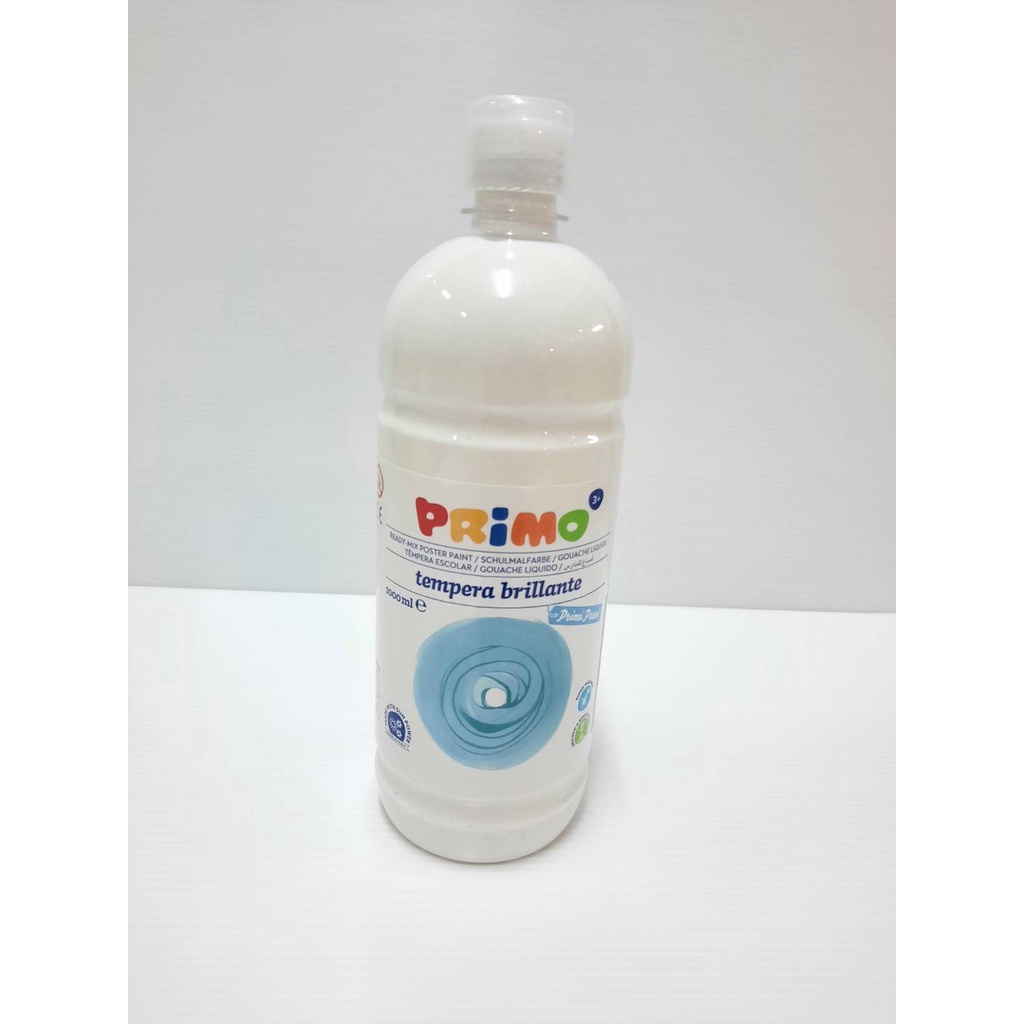 (KTS)สีโปสเตอร์ PRIMO Ready-mix Beginner"s P/M 1000ml. 100 White สีขาว ...
