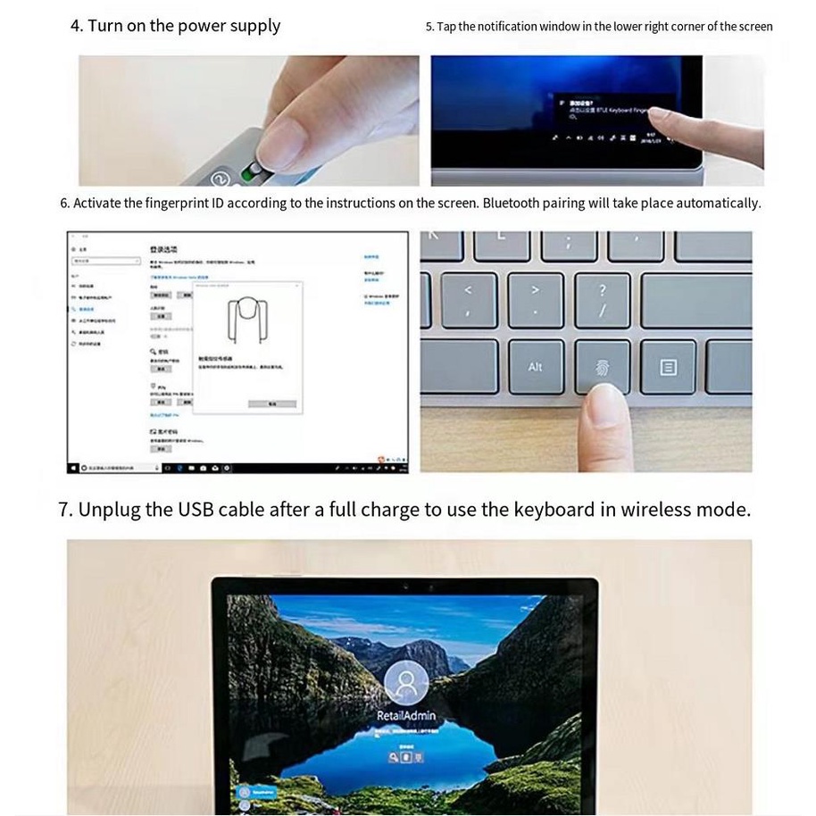 Microsoft Surface wireless Bluetooth keyboard - xwllj.th - ThaiPick